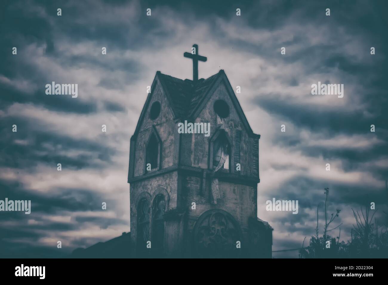 Spooky bell tower hi-res stock photography and images - Alamy
