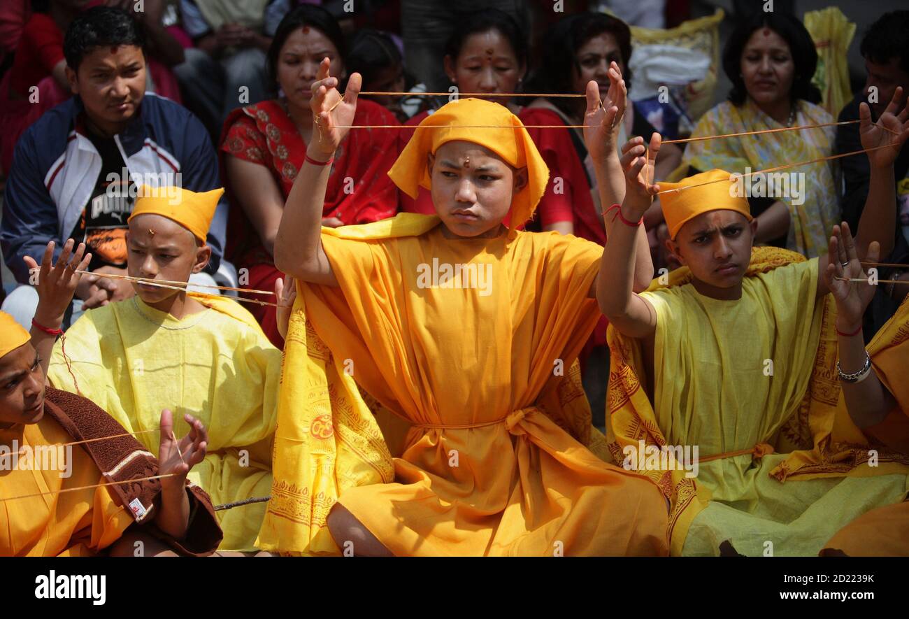 Bratabandha ceremony hi-res stock photography and images - Alamy