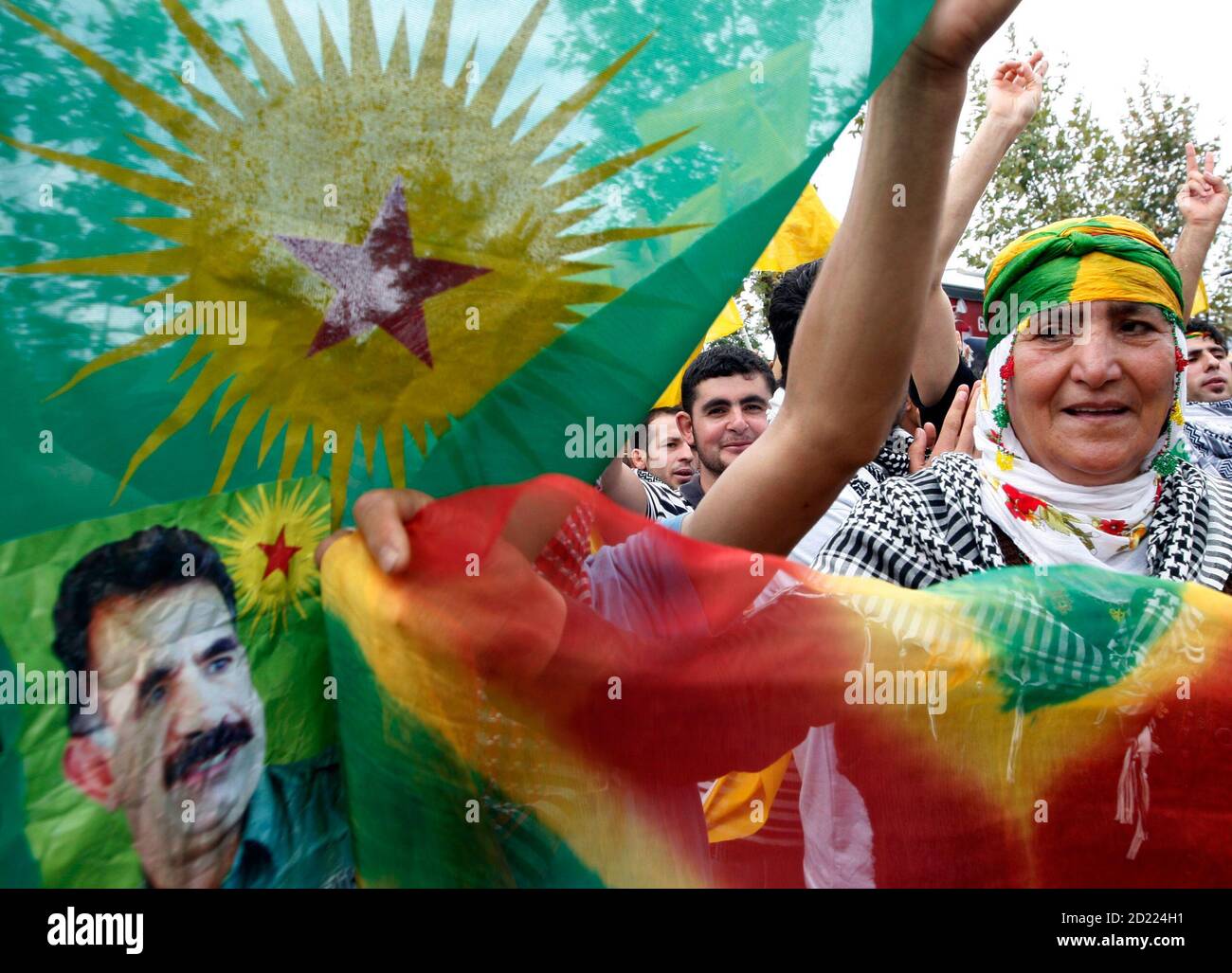 Abdullah ocalan demonstrators hi-res stock photography and images - Alamy