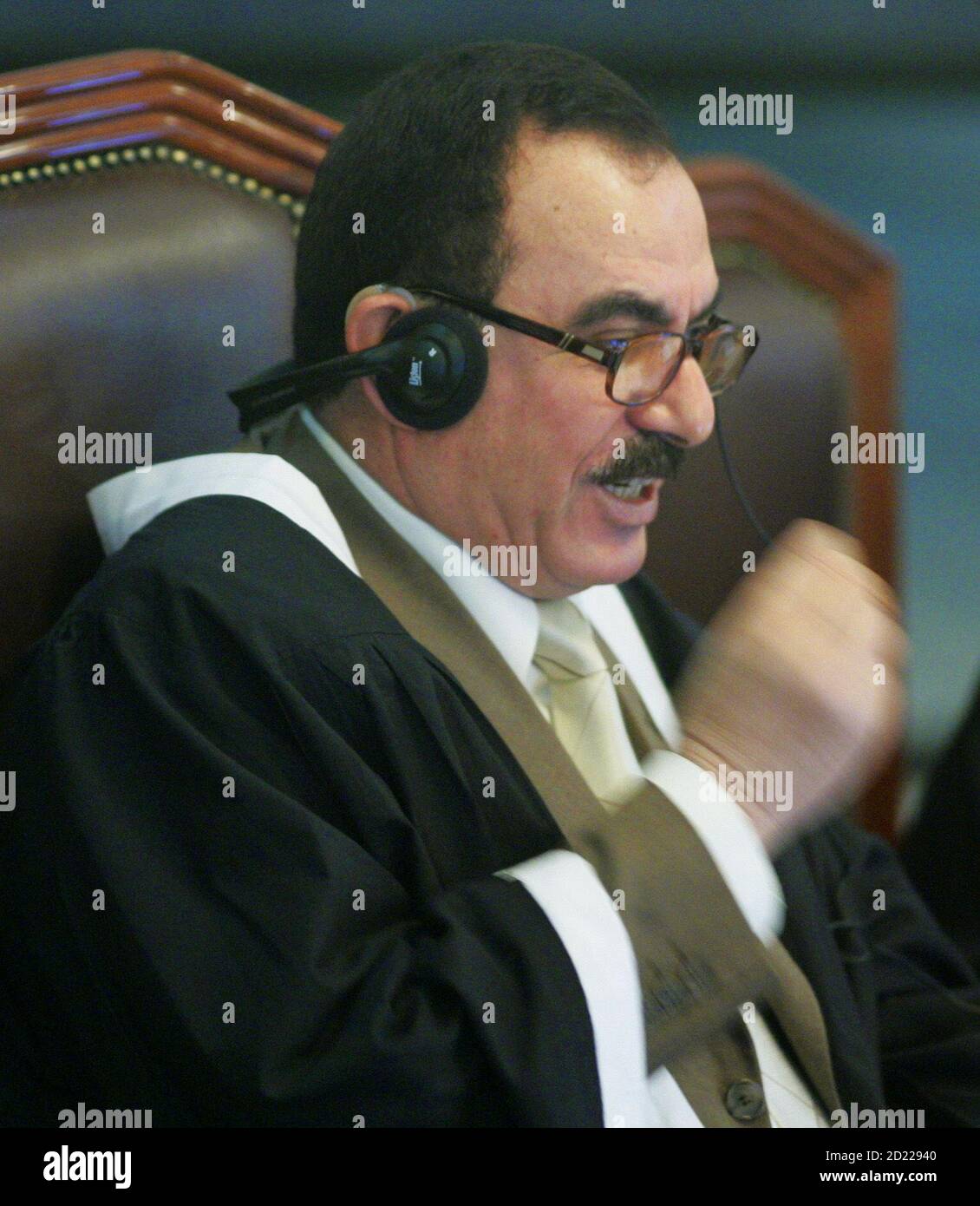 Saddam hussein trial hi-res stock photography and images - Alamy