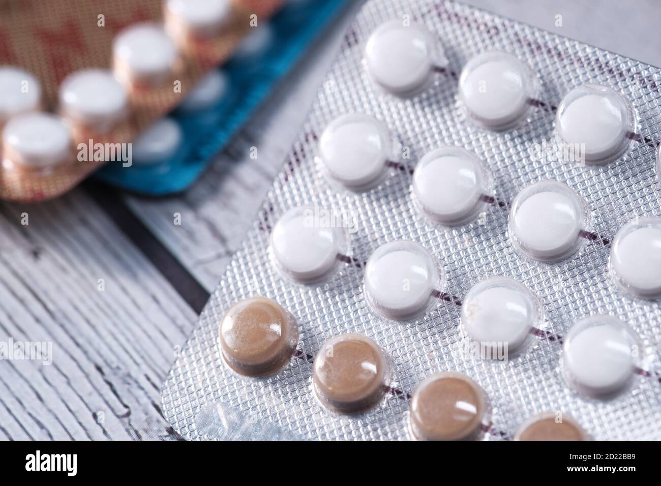 Birth control packet hi-res stock photography and images - Alamy