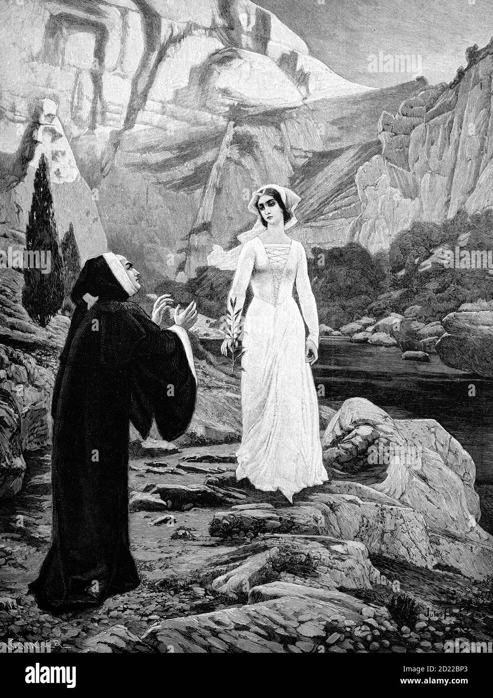 Laura and petrarch Black and White Stock Photos & Images - Alamy