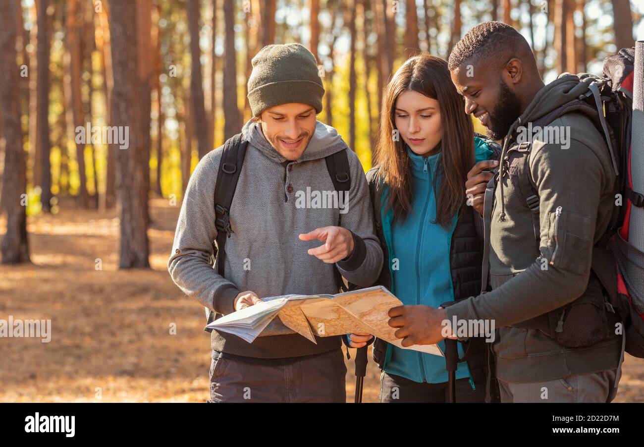 Checking map hi-res stock photography and images - Alamy