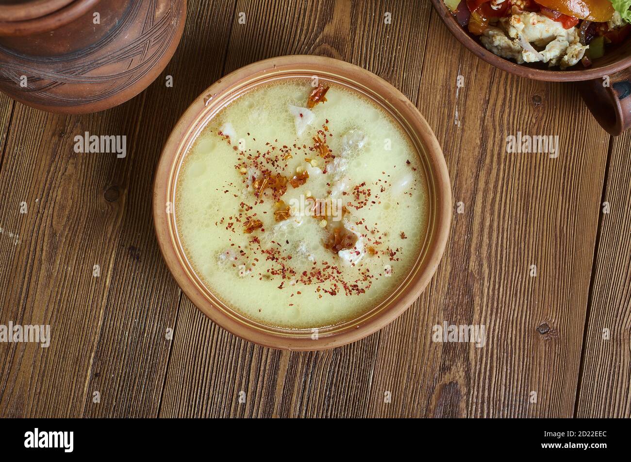 Turkish Tripe chorba - iskembe corbasi, Ottoman cuisine Stock Photo - Alamy