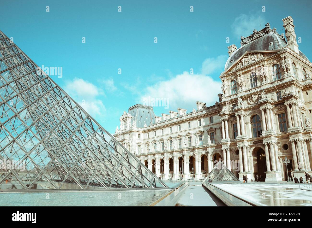PARIS, FRANCE - Sep 01, 2020: Beautiful landscape shot of the ancient ...