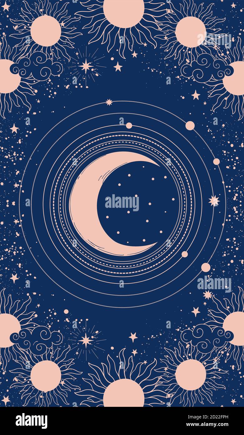 Ritual astrology Stock Vector Images - Alamy