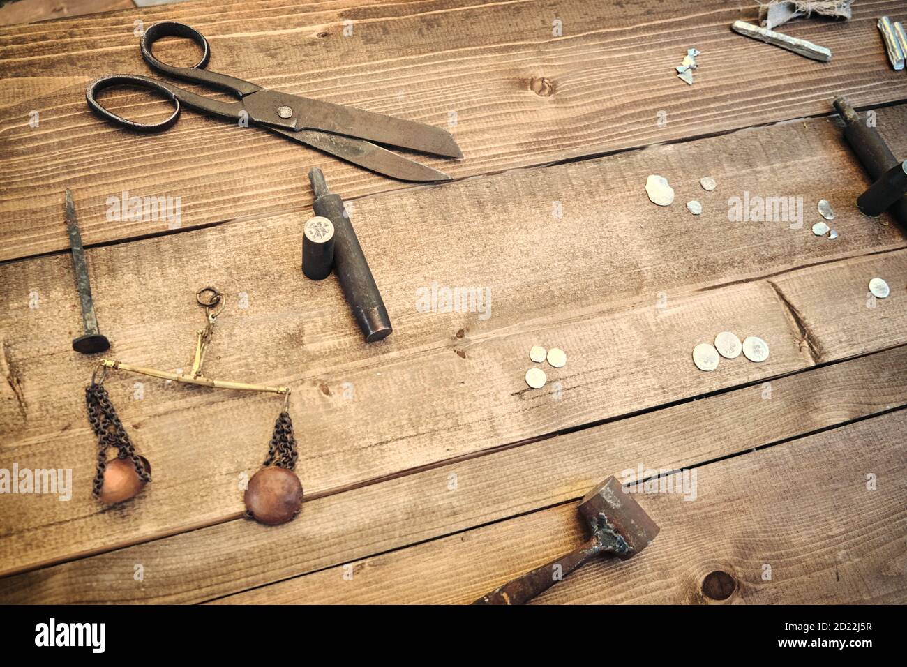 Vintage banking scales hi-res stock photography and images - Alamy