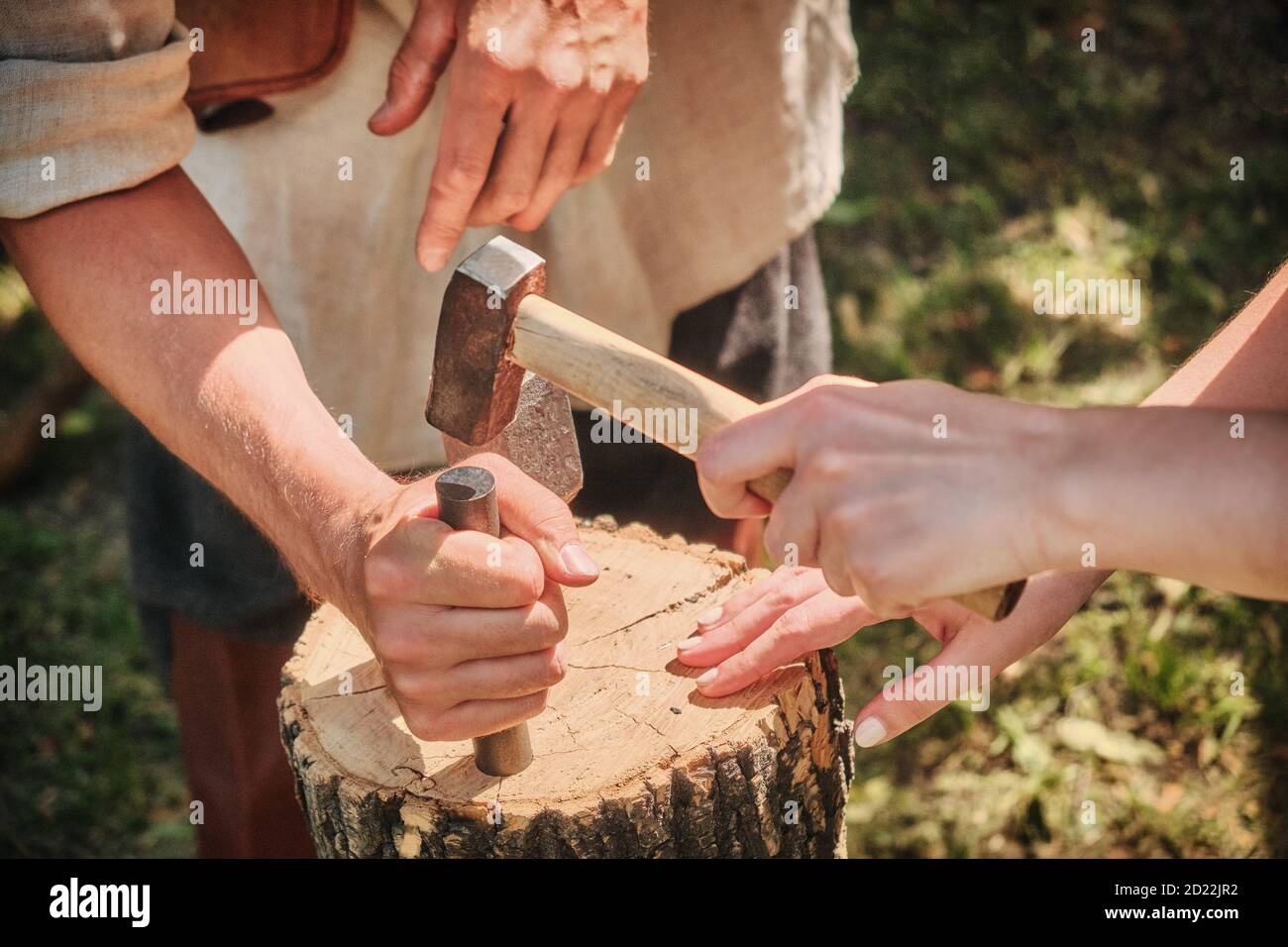 Female blacksmith art hi-res stock photography and images - Alamy