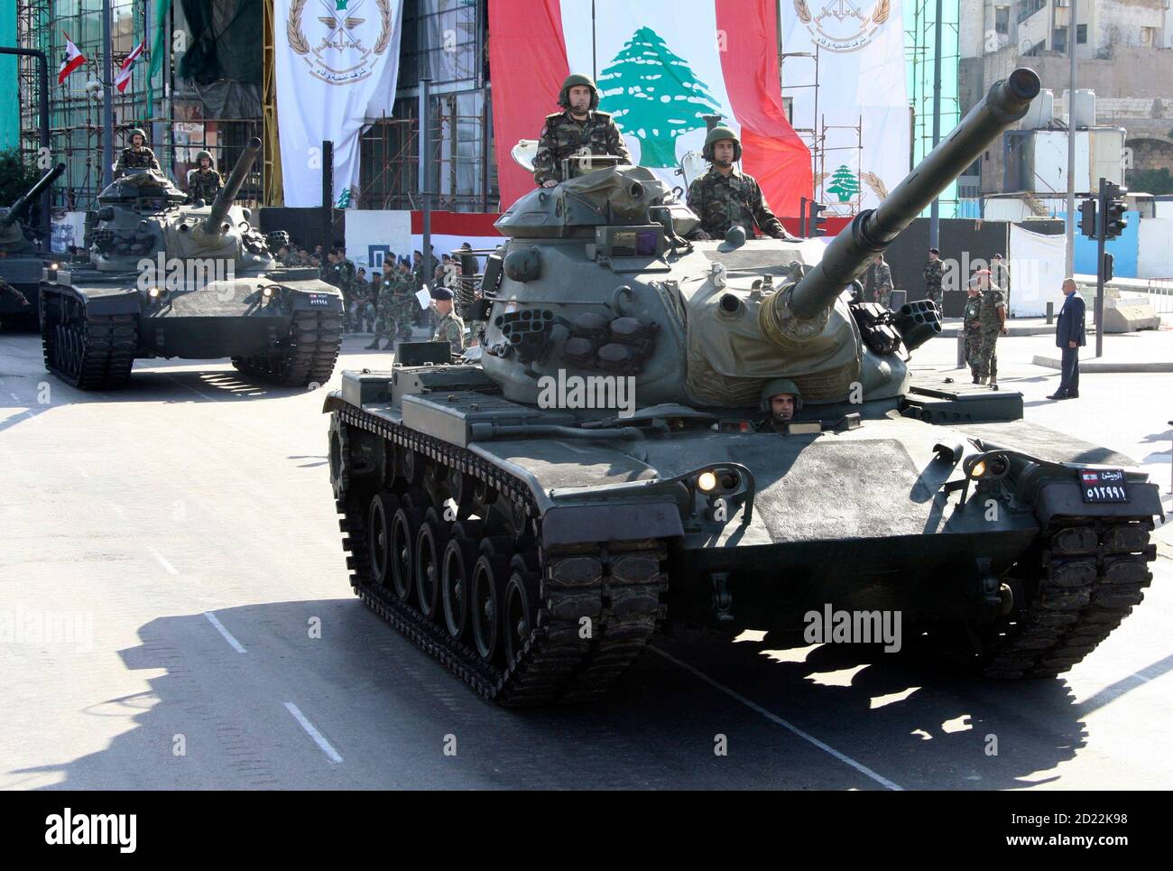 Lebanese army parade hi-res stock photography and images - Alamy
