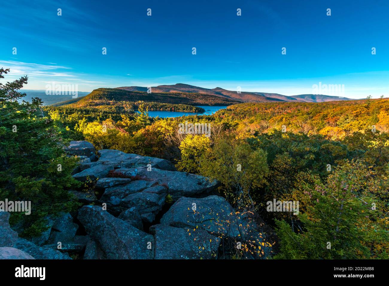travel and autumn landscape taken in Catskill , upstate New York Stock ...