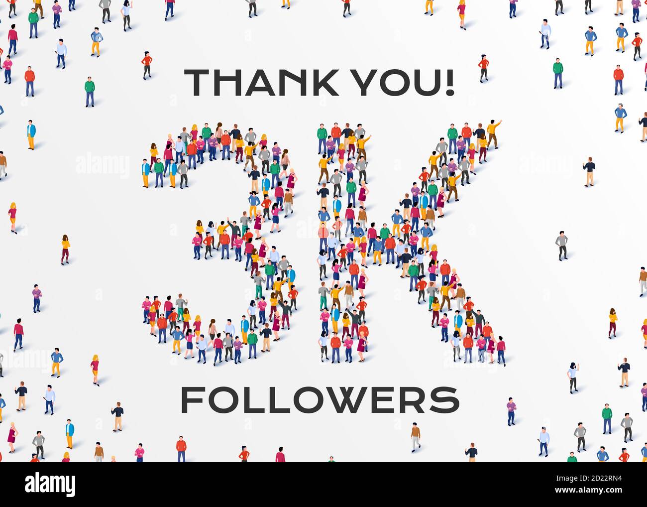 3K Followers. Group of business people are gathered together in the ...