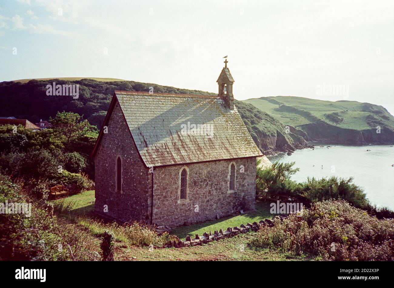 Church of St Clements, Hope Cove, Devon, England, United Kingdom Stock ...