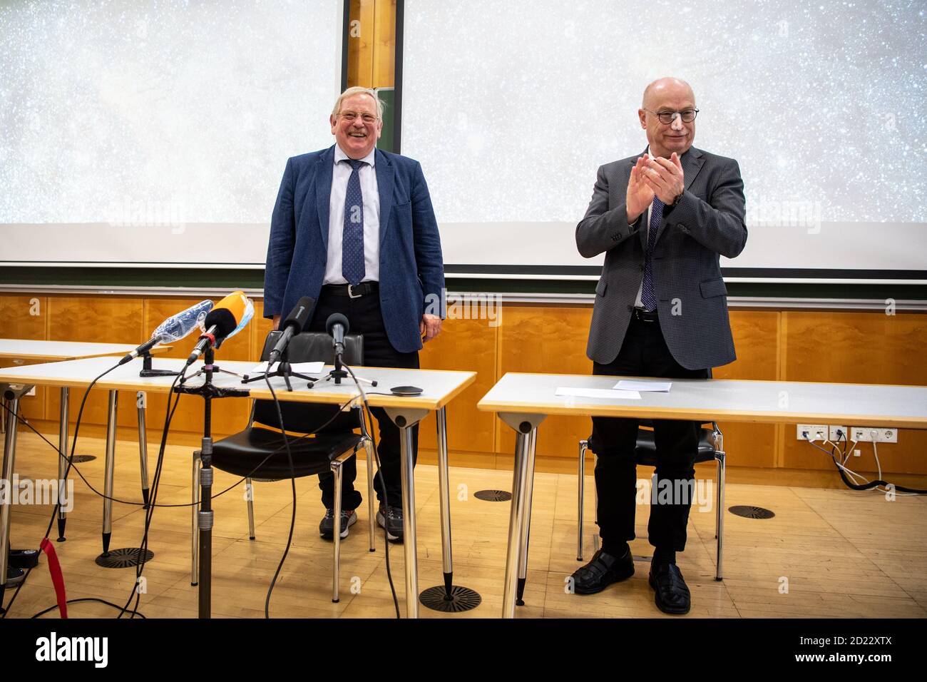 Garching, Germany. 06th Oct, 2020. Reinhard Genzel, astrophysicist at ...