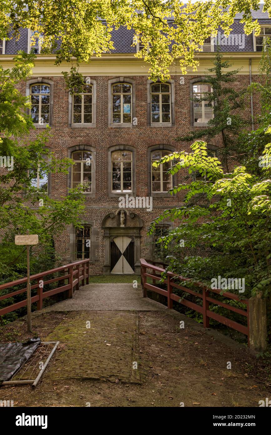 Medieval castle of Gemert in the Netherlands built in 1391 Stock Photo ...