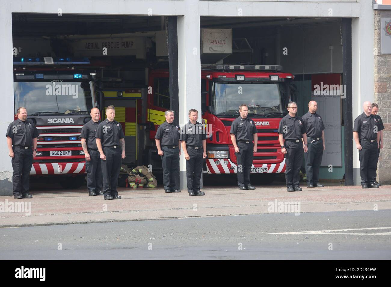 Ayr, Ayrshire, Scotland, UK 04 May 2020 ,Ayr Fire Station ...