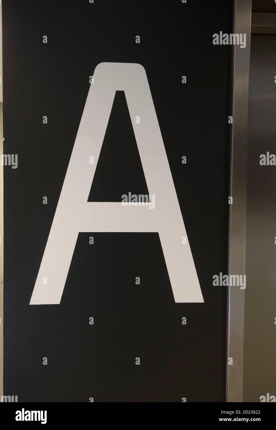 sign of the letter A, the first letter in the alphabet Stock Photo - Alamy