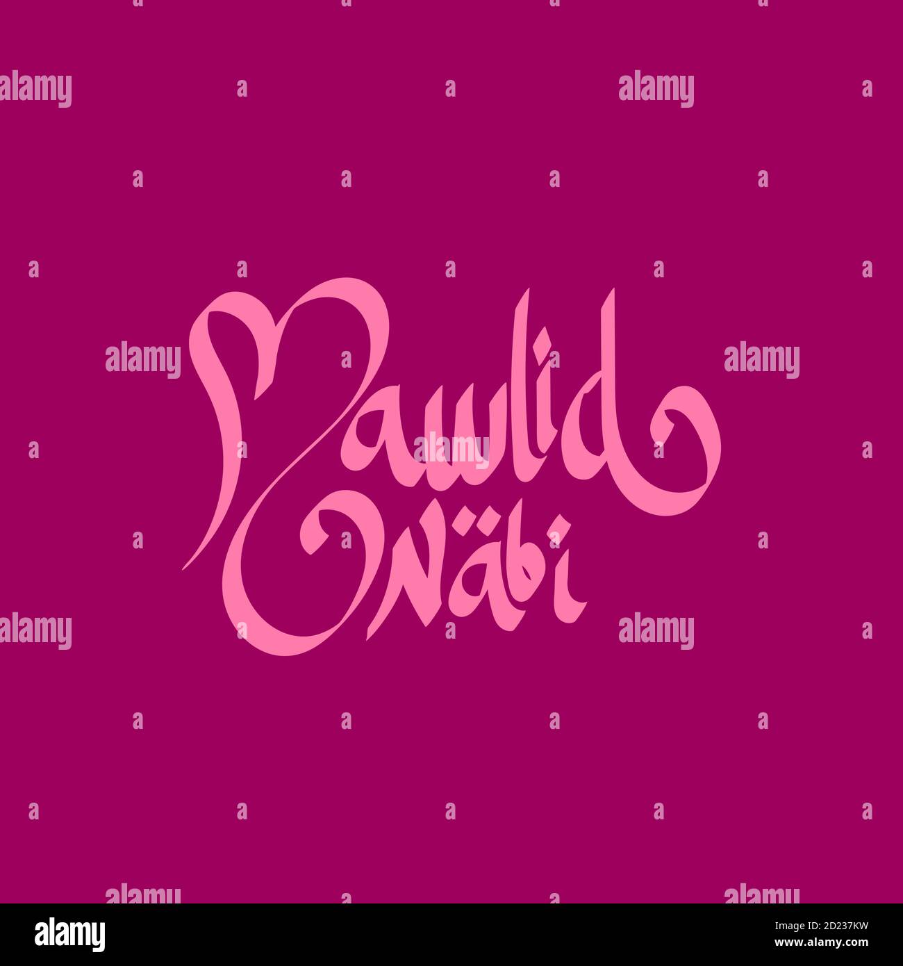 Typography design for celebrating the birth of Prophet Muhammad, Peace ...