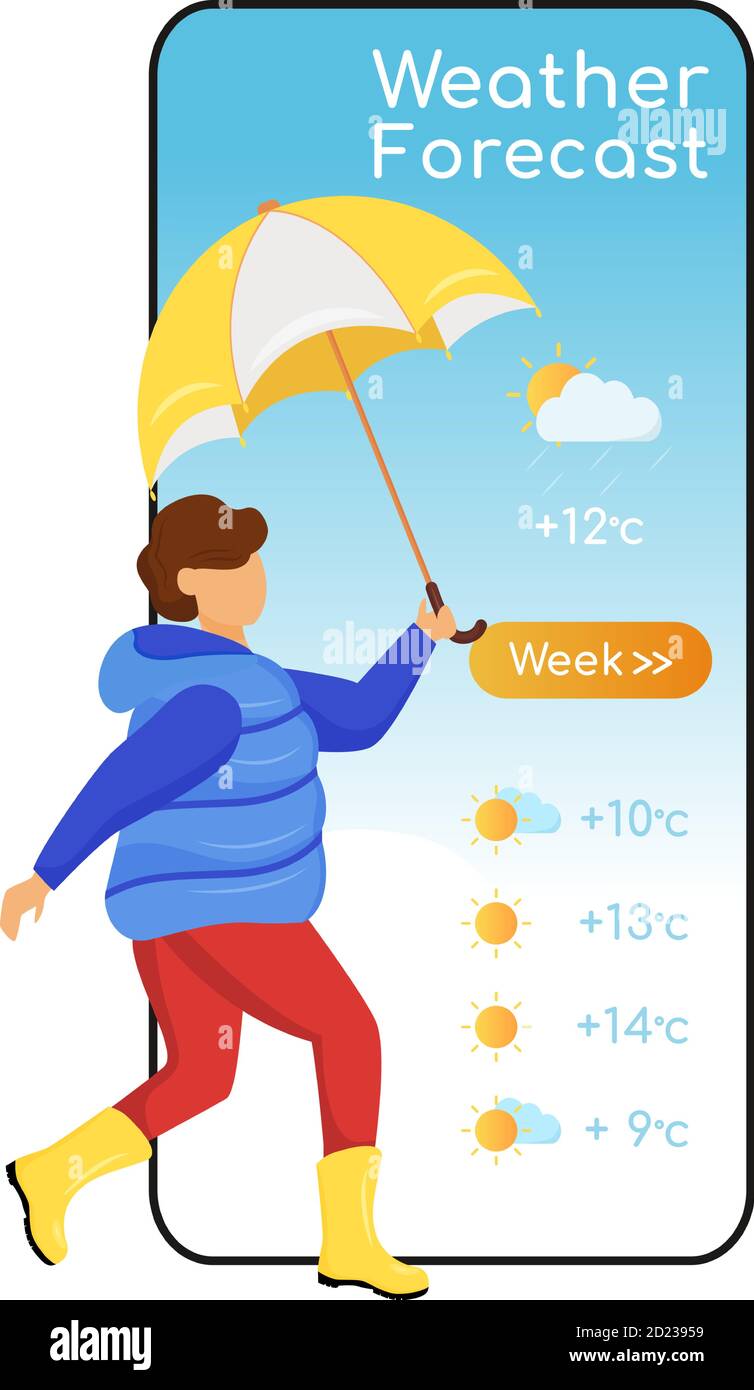 Weather Forecast Cartoon