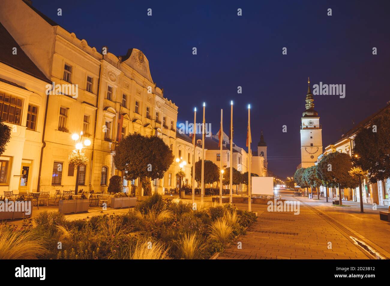 Old town of Trnava - City Hall (Radnica). Trnava, Trnava Region ...