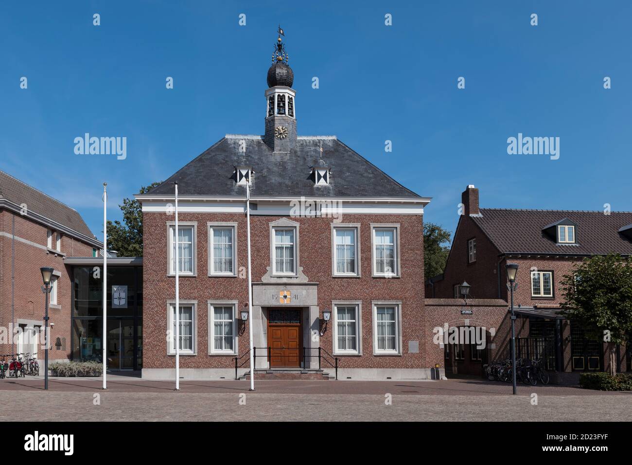 gemert,holland.1-sep-2020:city hall building in gemert, old ...