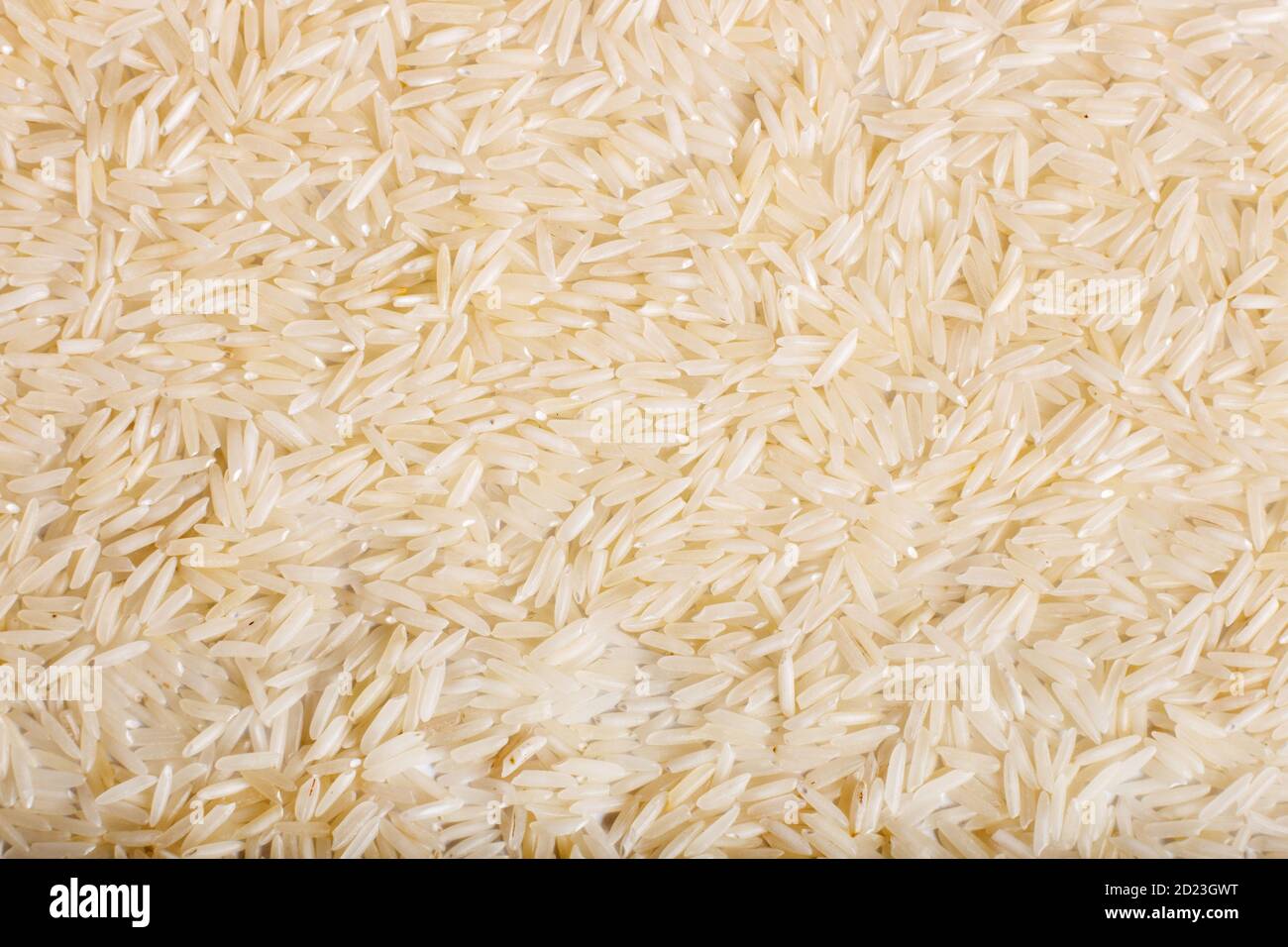 Texture of basmati rice. Top view Stock Photo - Alamy