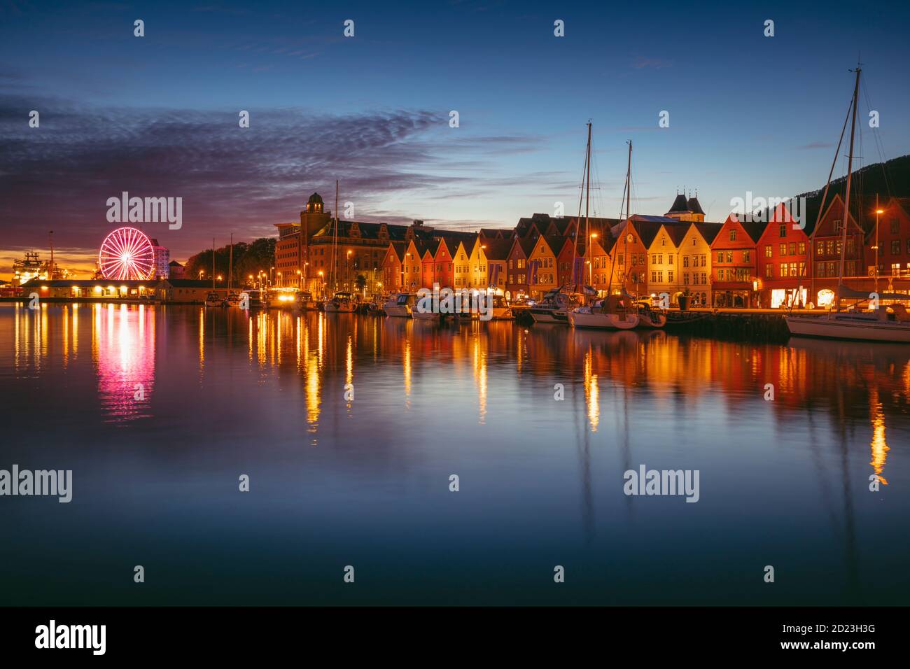 Architecture of Bergen. Bergen, Western Norway, Norway Stock Photo - Alamy