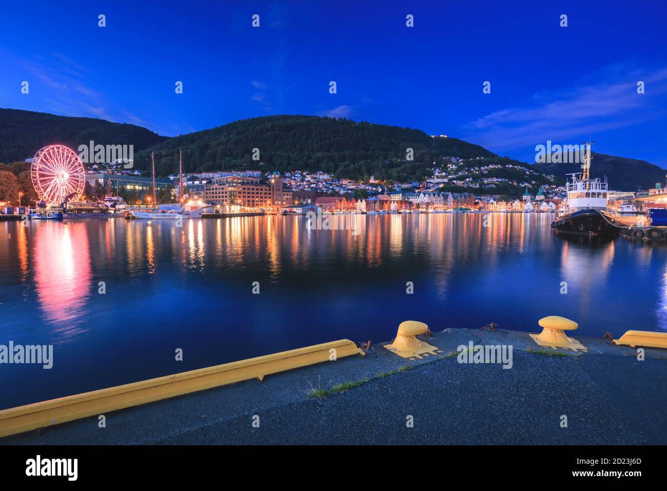 Architecture of Bergen. Bergen, Western Norway, Norway Stock Photo - Alamy