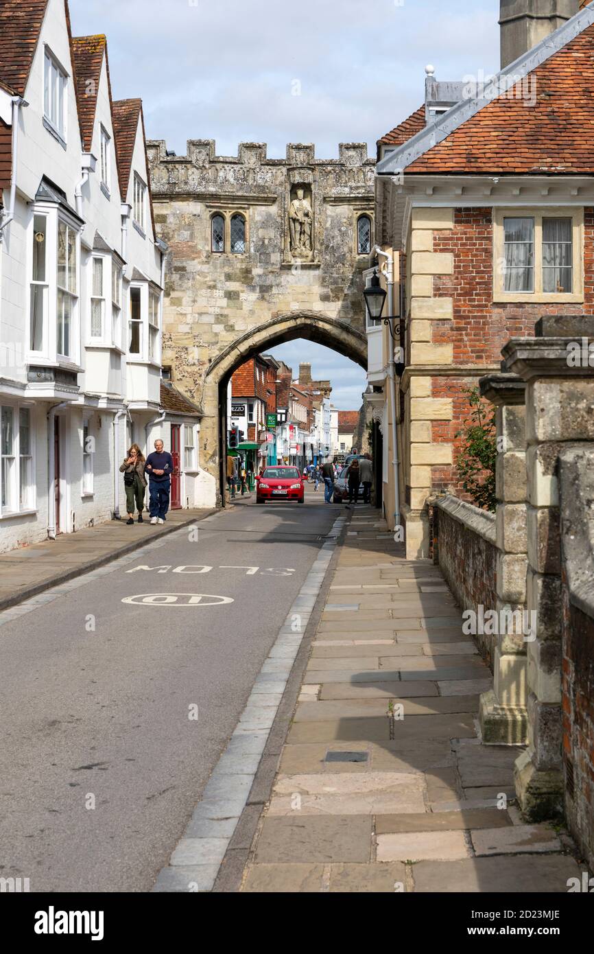 High Street Gate, 13th century gate to the cathedral close, Salisbury ...