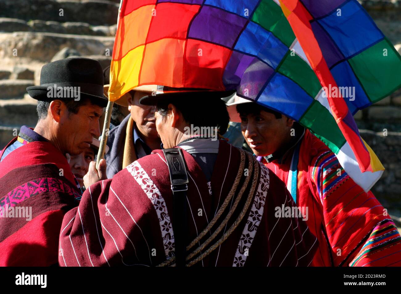 Flag Of Indigenous People Of Latin America High Resolution Stock ...