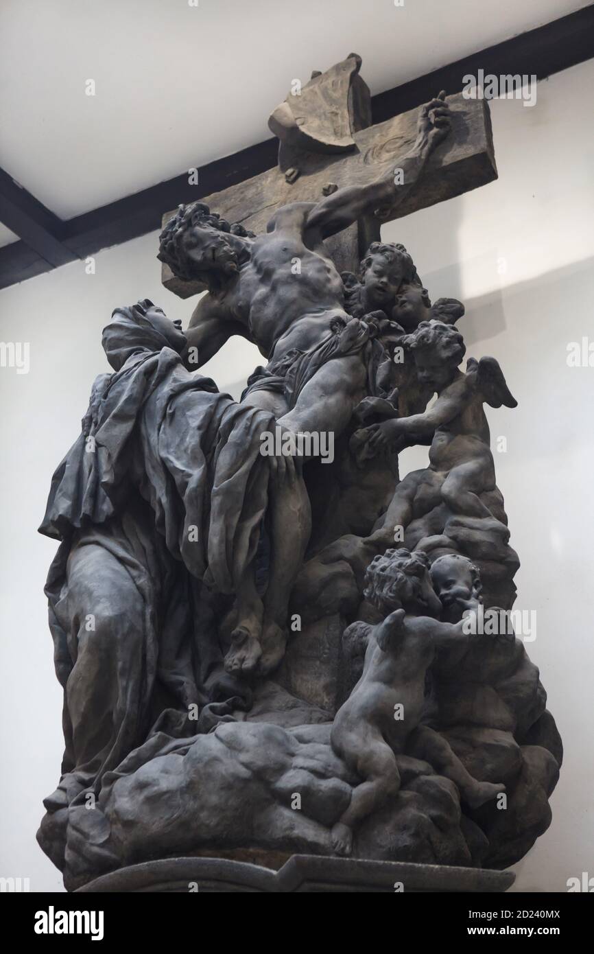Original statue the Dream of Saint Lutgardis (1710) by Bohemian Baroque ...