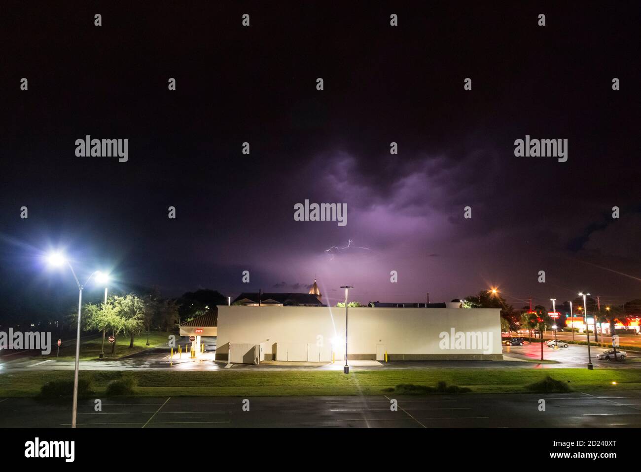 Thunderstorm Lightning Florida High Resolution Stock Photography and ...
