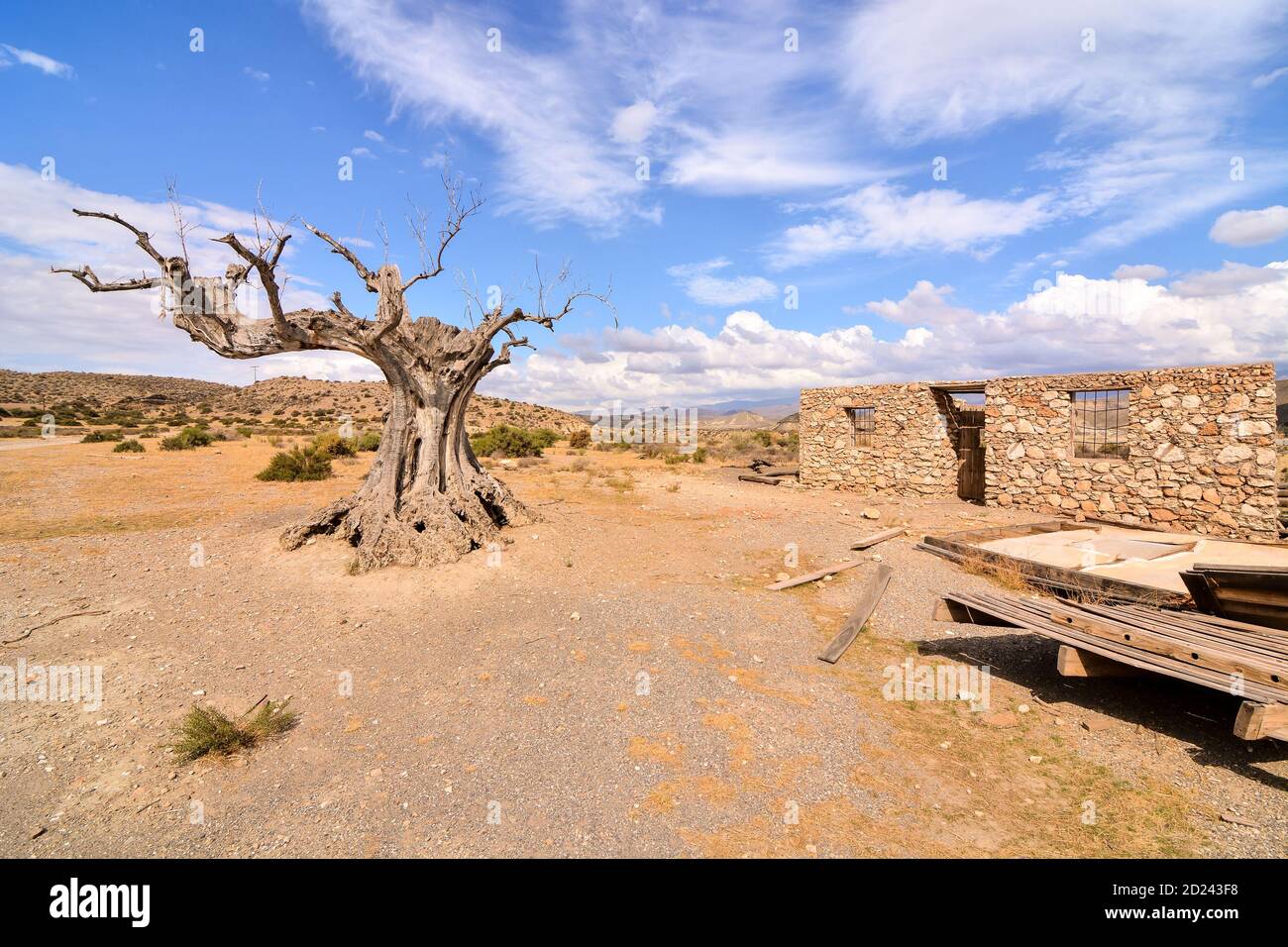 Desert Tabernas in Almeria Province Spain Stock Photo - Alamy