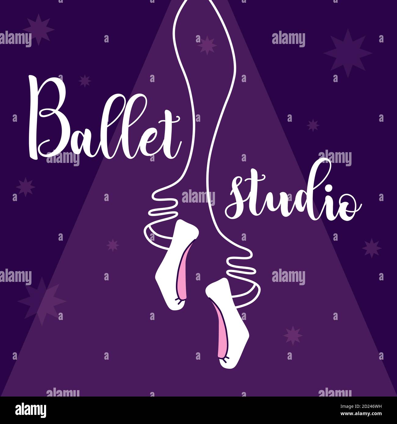 Dance training shoes Stock Vector Images - Alamy