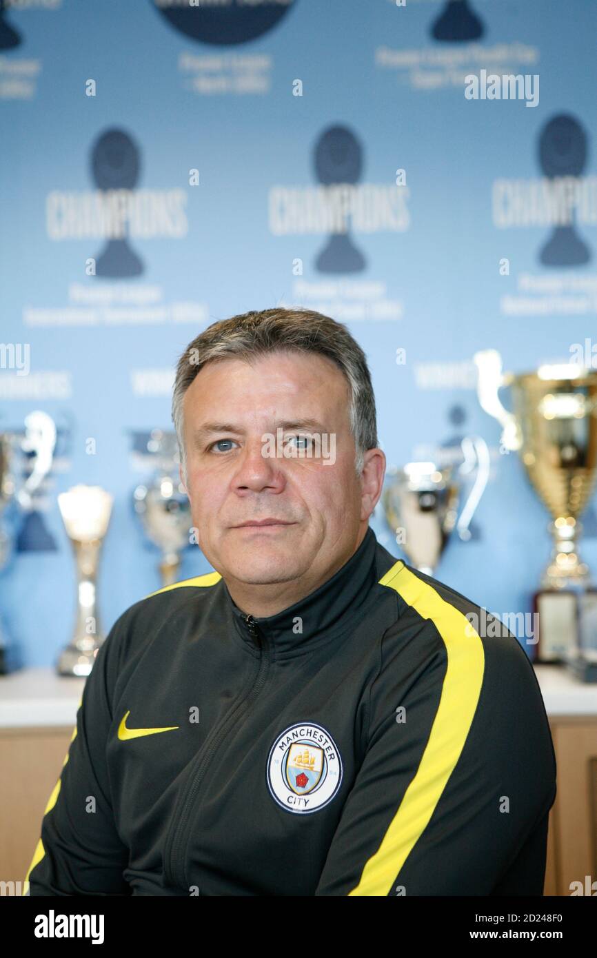 MCFC Academy Academy Director Mark Allen Stock Photo - Alamy