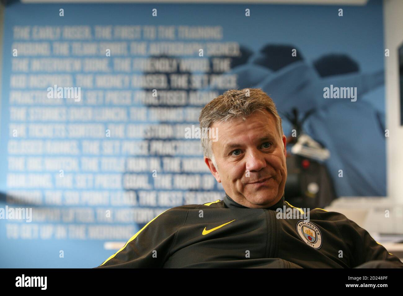 MCFC Academy Academy Director Mark Allen Stock Photo - Alamy
