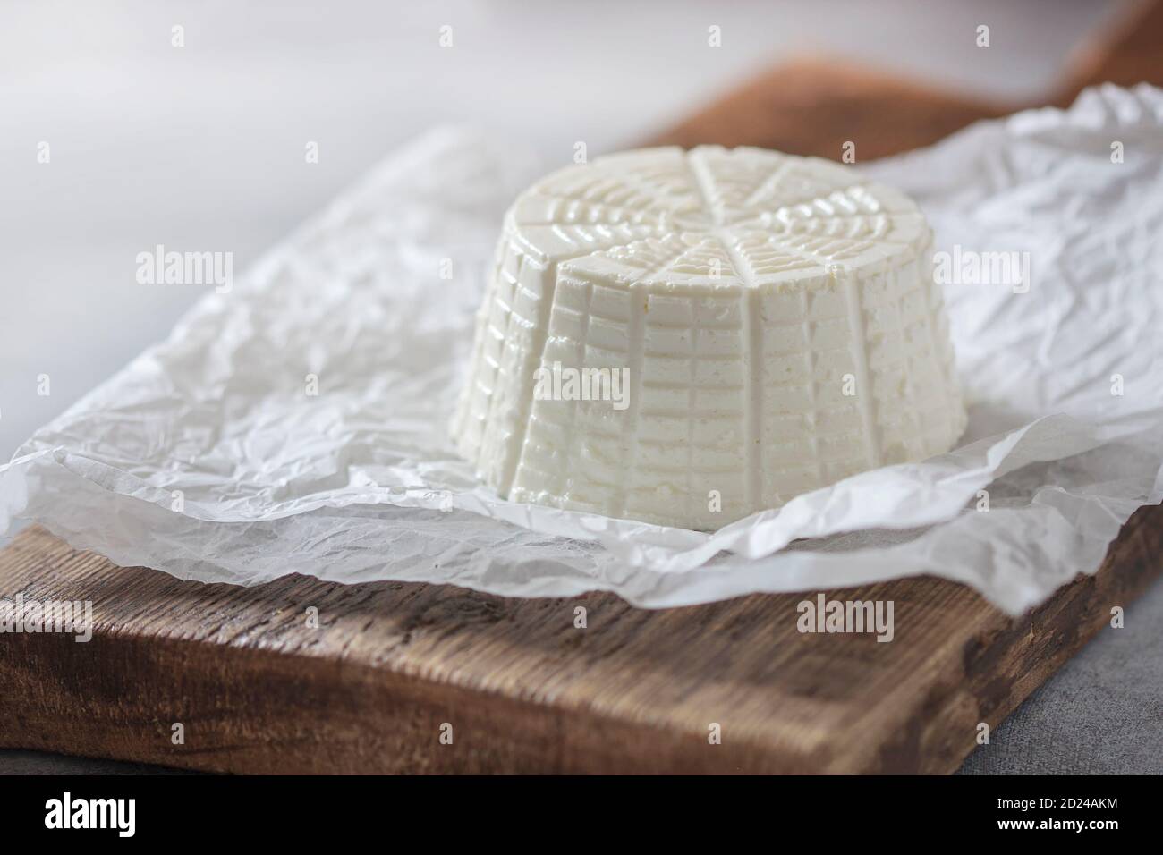 Homemade Fresh Feta Cheese Stock Photo - Alamy