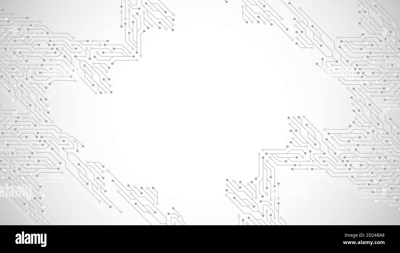 Computer motherboard vector background with circuit board electronic ...