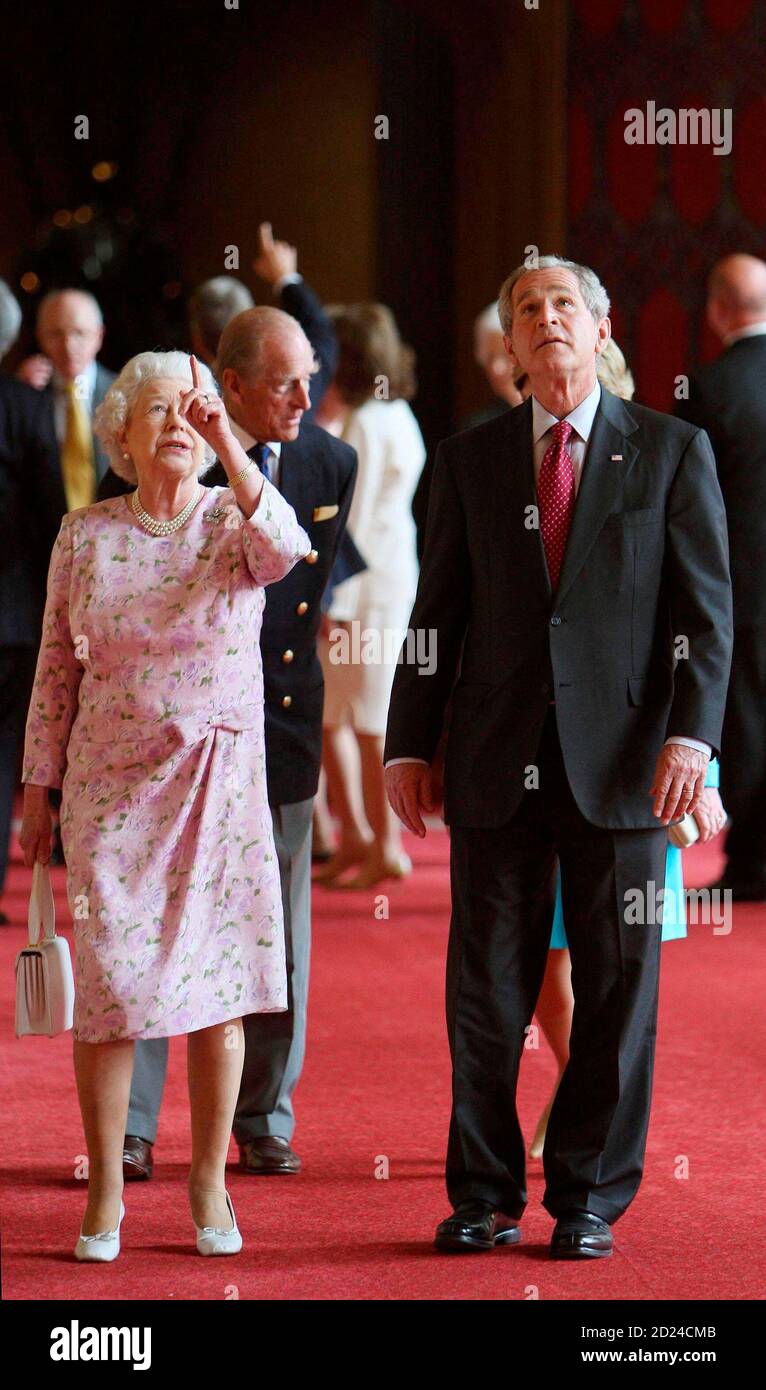 Prince philip george bush windsor hi-res stock photography and images ...