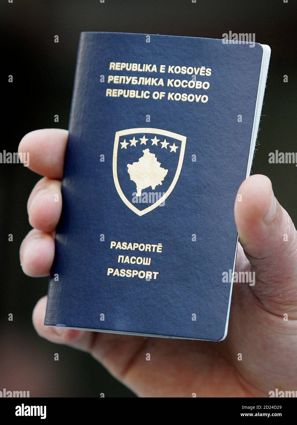 Kosovan passport hi-res stock photography and images - Alamy