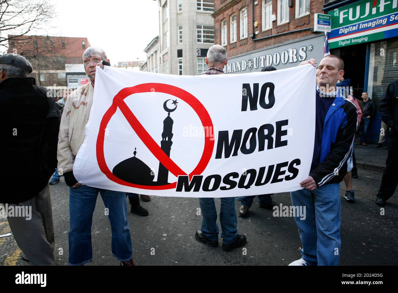 British national front rally hi-res stock photography and images - Alamy