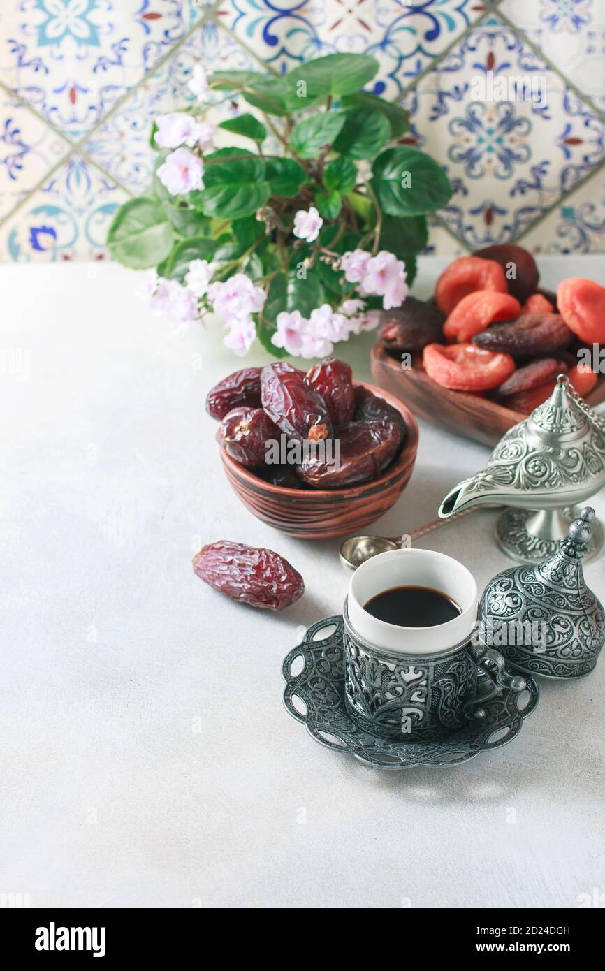 Traditional Turkish coffee. Coffee in the oriental style vintage Stock ...