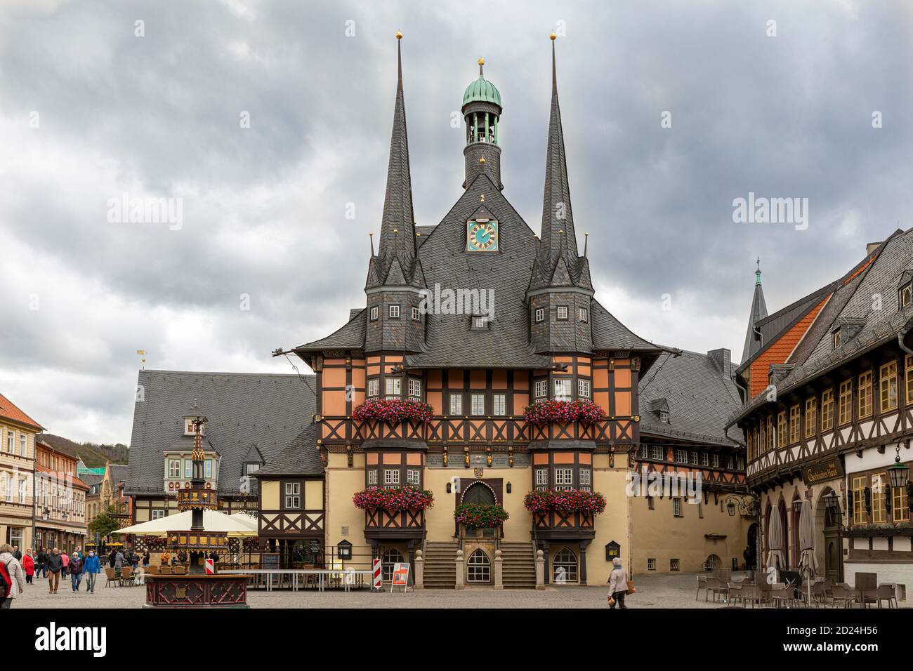 Town hall in wernigerode germany hi-res stock photography and images ...
