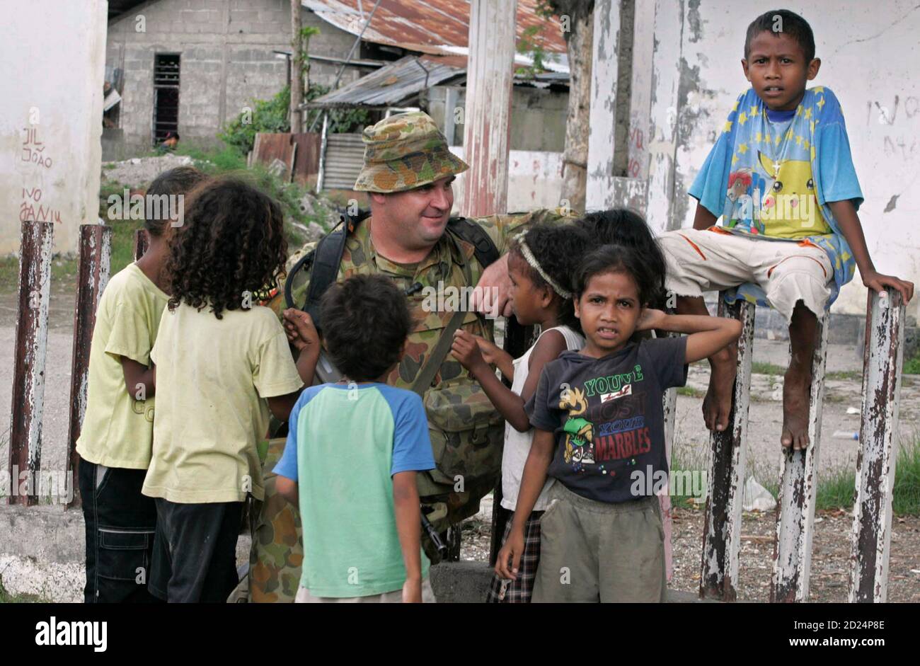 Australian soldier timor hi-res stock photography and images - Alamy