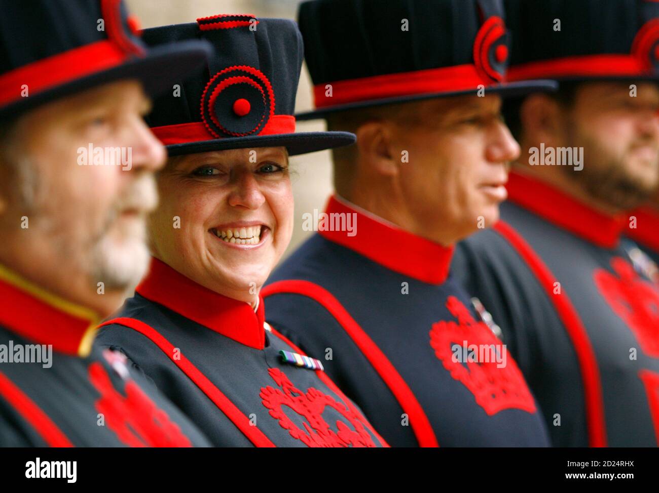 The first female yeoman warder beefeater hi-res stock photography and ...