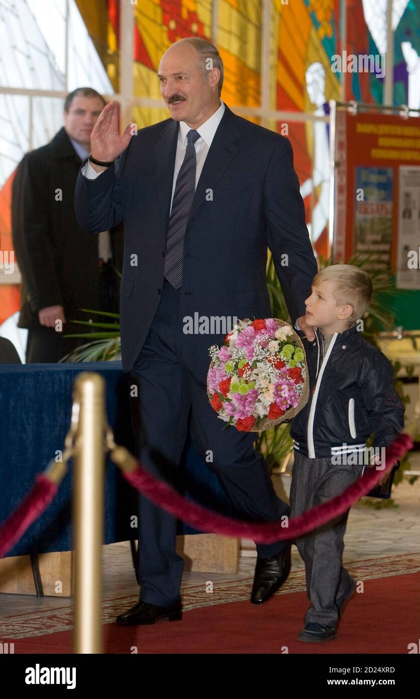 Belarus president alexander lukashenko son hi-res stock photography and ...
