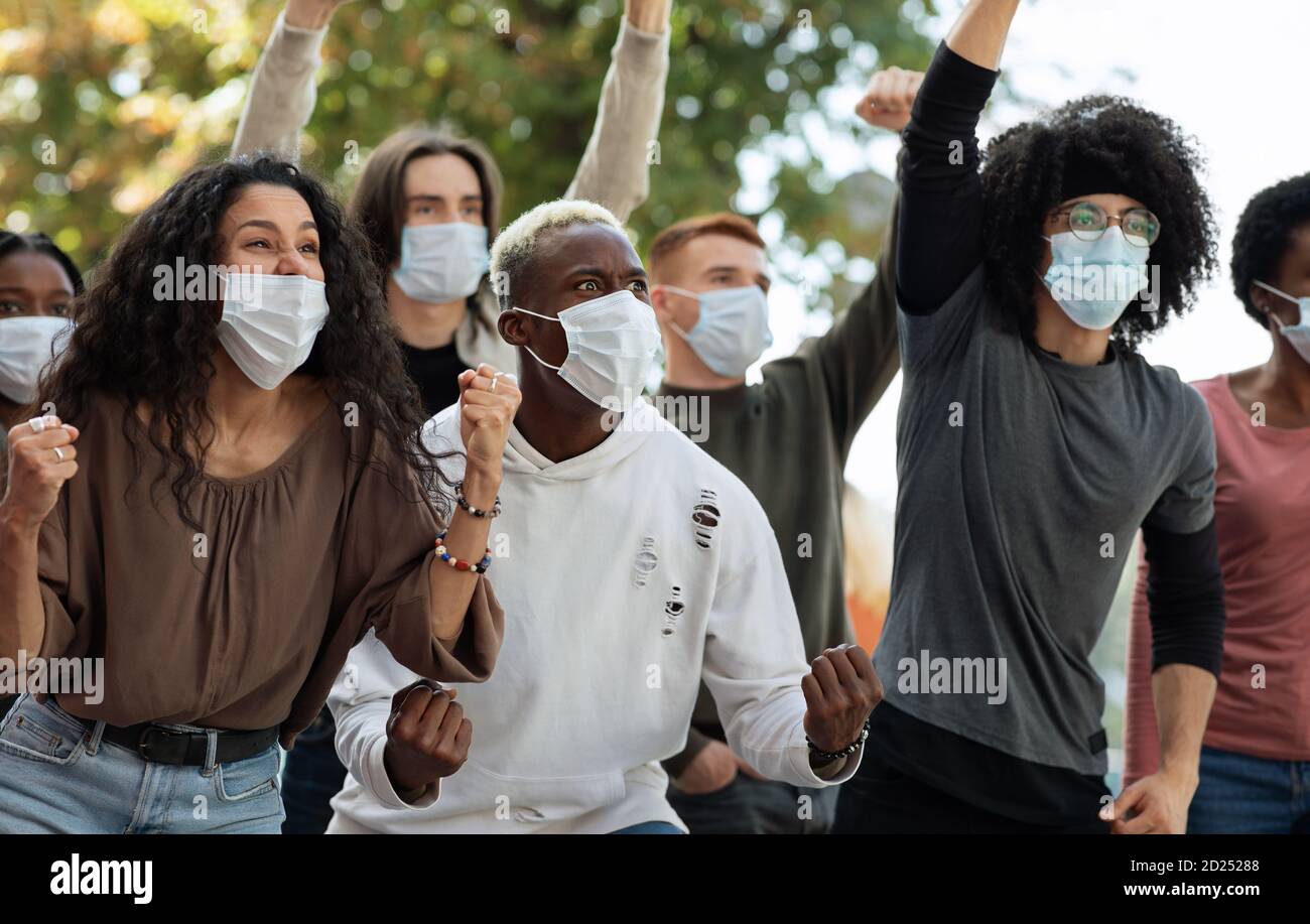 Young people demanding to stop lockdown, suffering from finacial ...