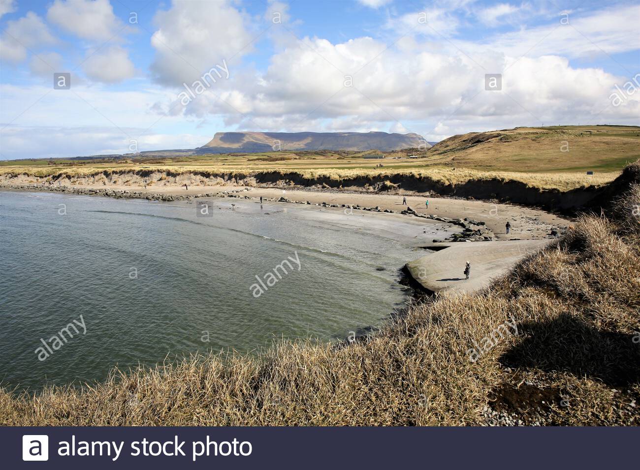 A view of Ben Bulben from Rosses Point in Sligo, Ireland Stock Photo ...