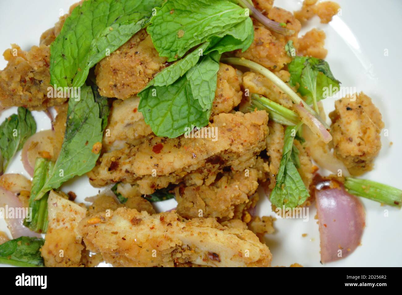 Tasty crispy chicken salad hi-res stock photography and images - Alamy