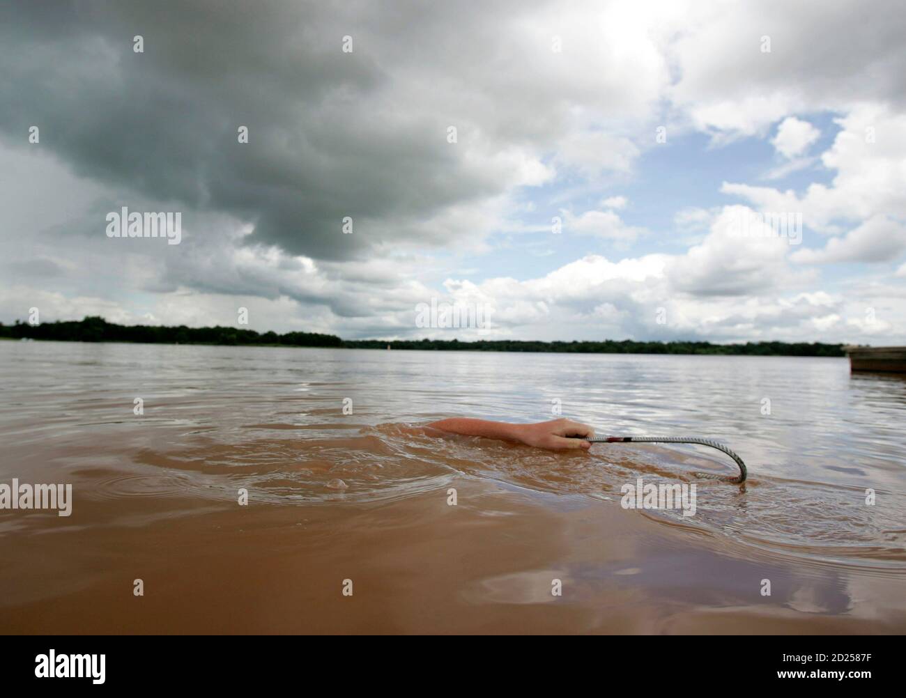 Noodling catfish hi-res stock photography and images - Alamy