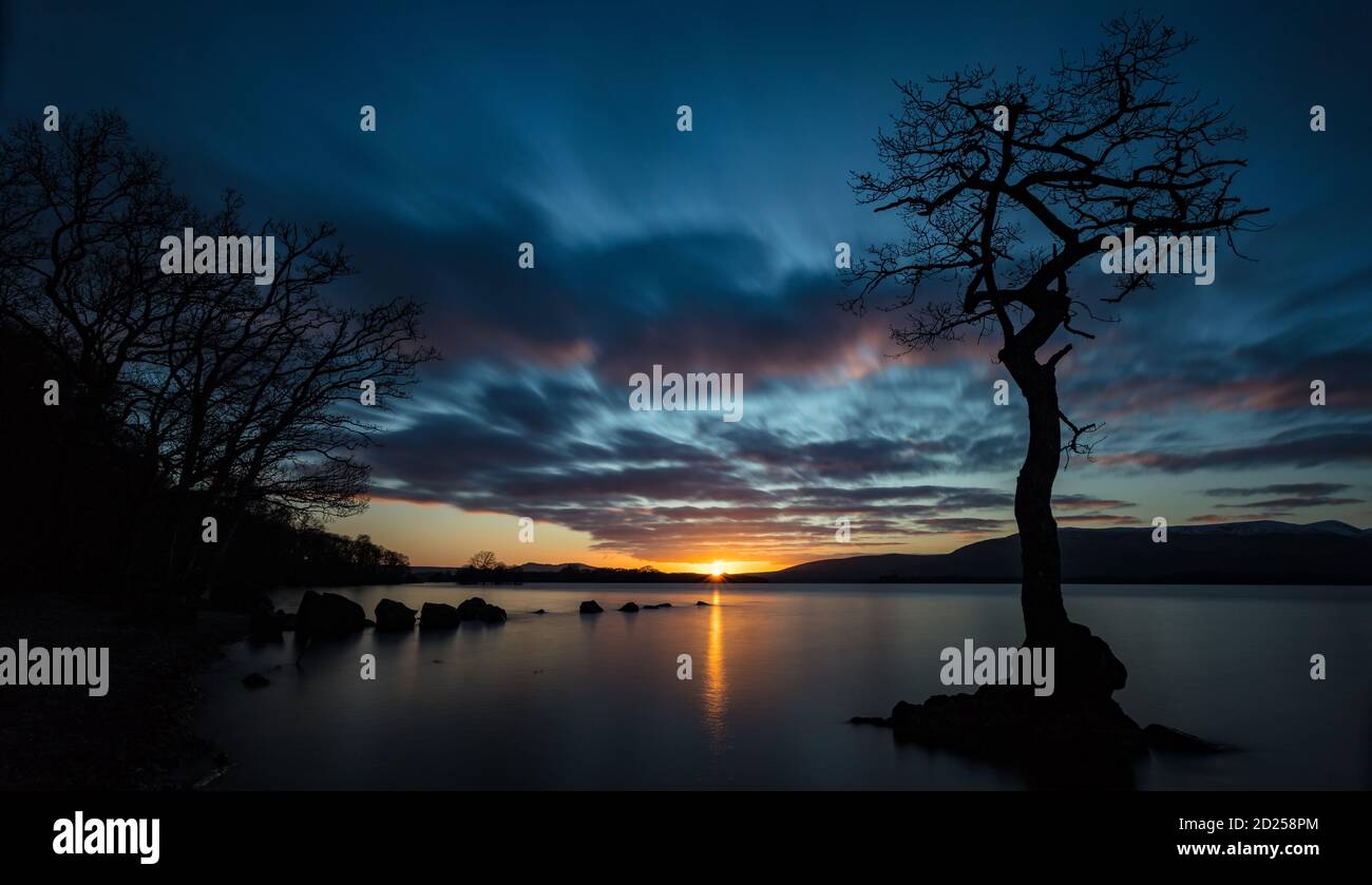 Loch lomond scotland night hi-res stock photography and images - Alamy
